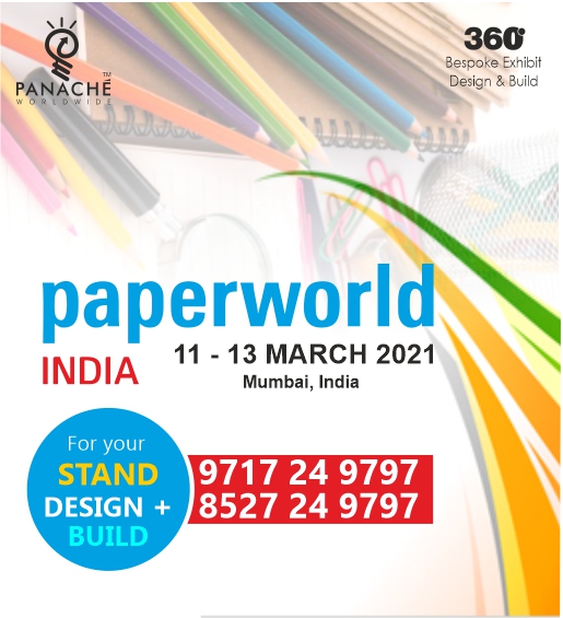 Exhibition Stand/Booth Designer Paperworld India 2021 - Panache Exhibitions